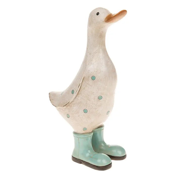 David's Polka Dot Duck-Aqua – Wabi Sabi Home & Garden